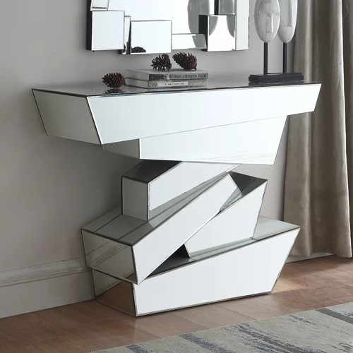 Mirrored Console Table, Decorative Mirrored Furniture