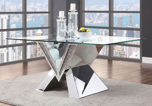 Crushed Diamond Dining Table,