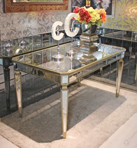Mirrored Dining Table,