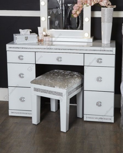 White Diamond Dressing Table,