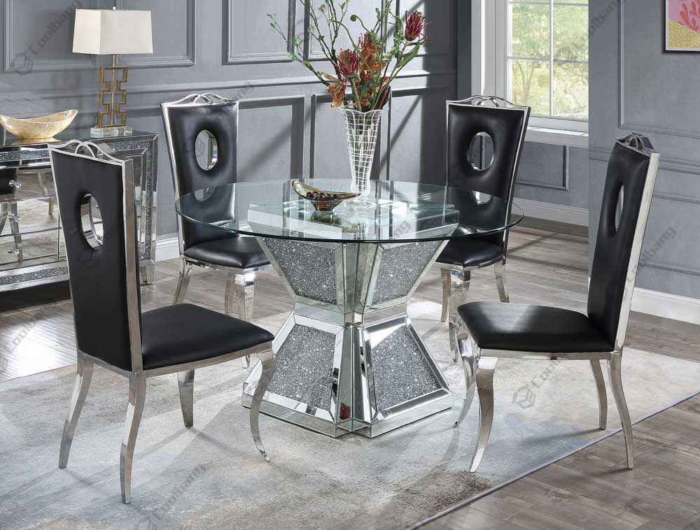 crushed diamond dining table